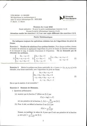 TP1 Python avec corrigé - Feuille d’exercices 1 : Découverte de Python ...