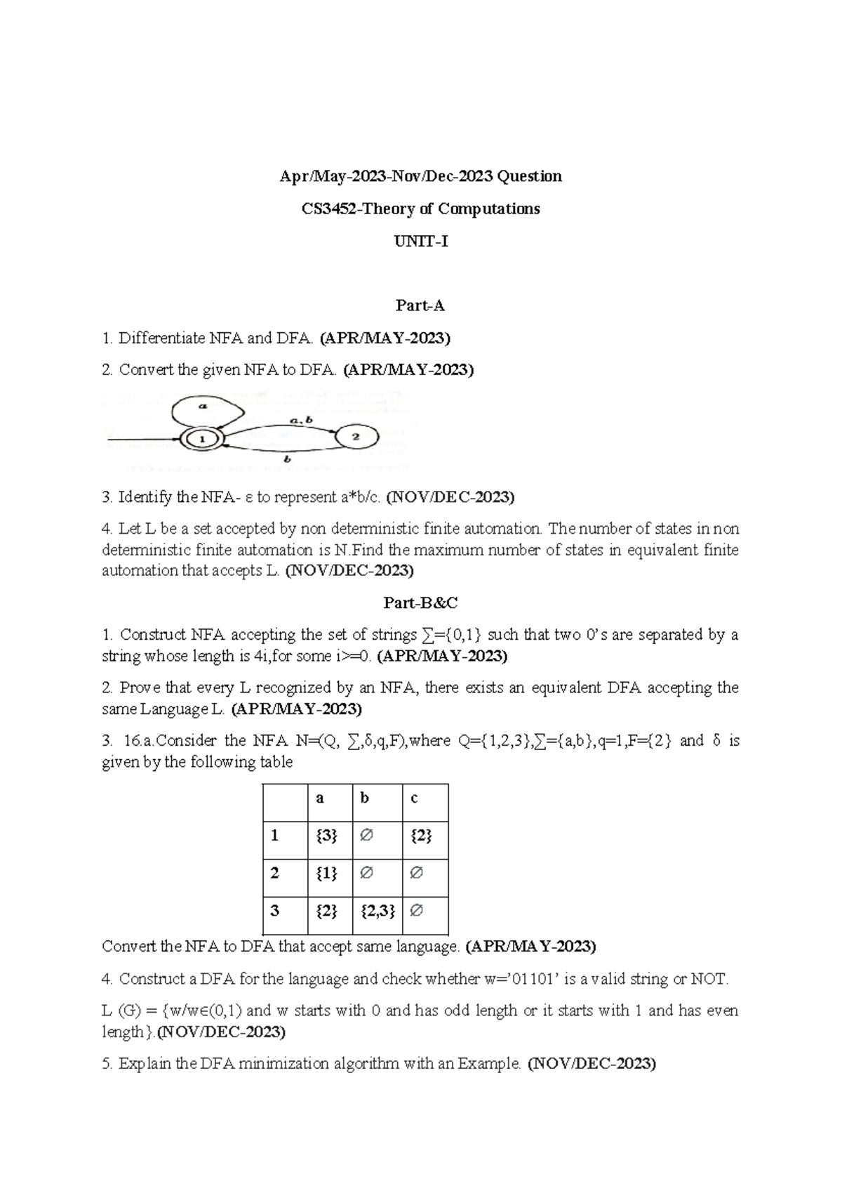 TOC unitwise university questions - Apr/May-2023-Nov/Dec-2023 Question ...