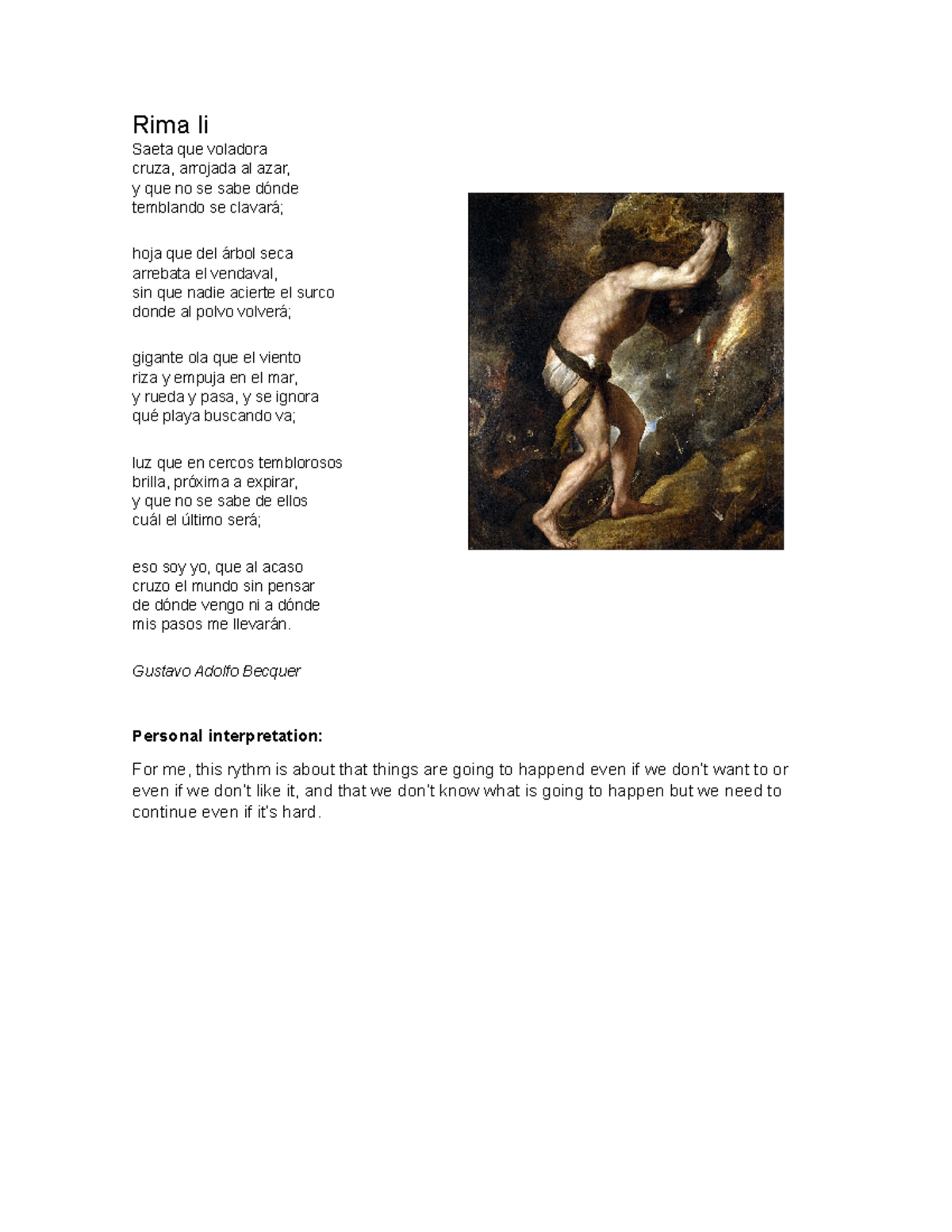 Rima Ii - aaaaaa - Rima Ii Saeta que voladora cruza, arrojada al azar ...