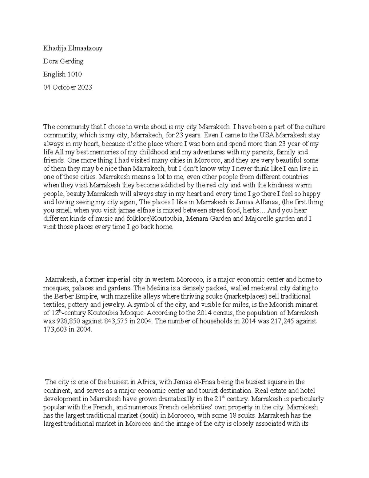 Final draft kech - Good luck - Khadija Elmaataouy Dora Gerding English ...