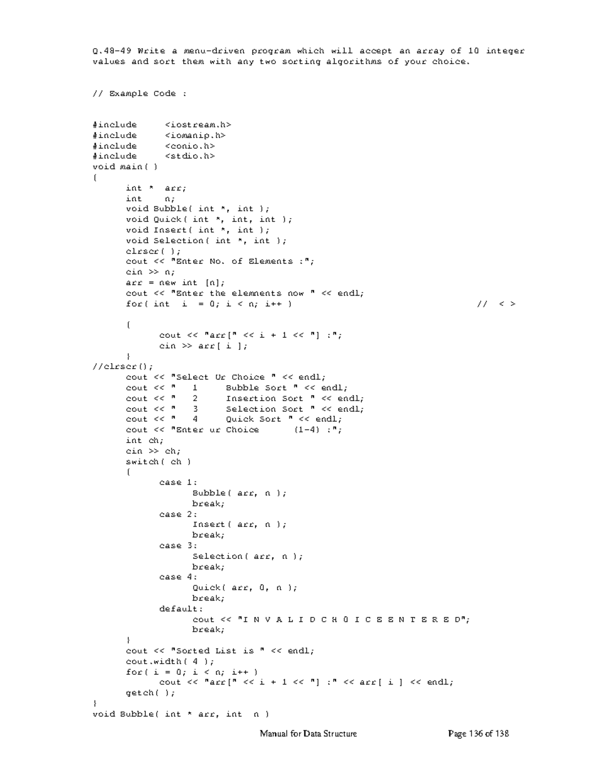 travesring and adding linked list - Manual for Data Structure Page 136 ...