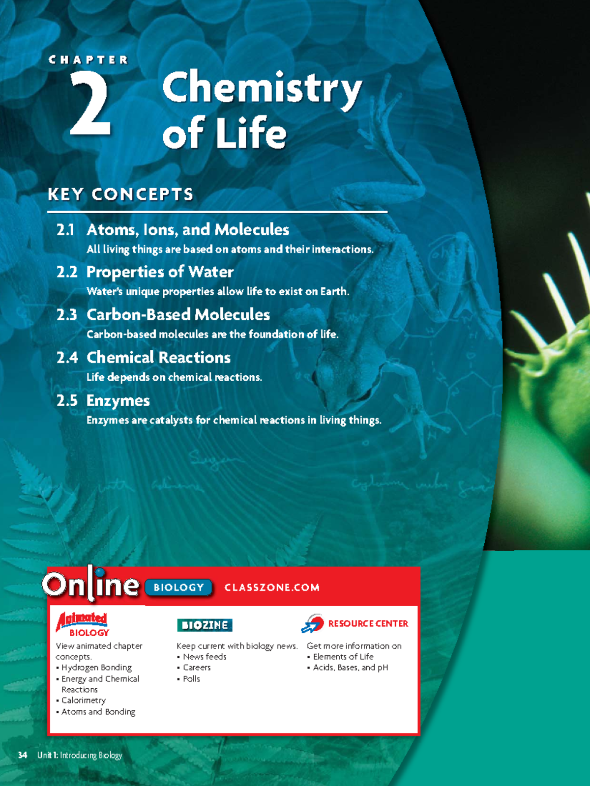 Chapter 2 text all sections - C H A P T E R ####### K E Y CO N C E P T ...
