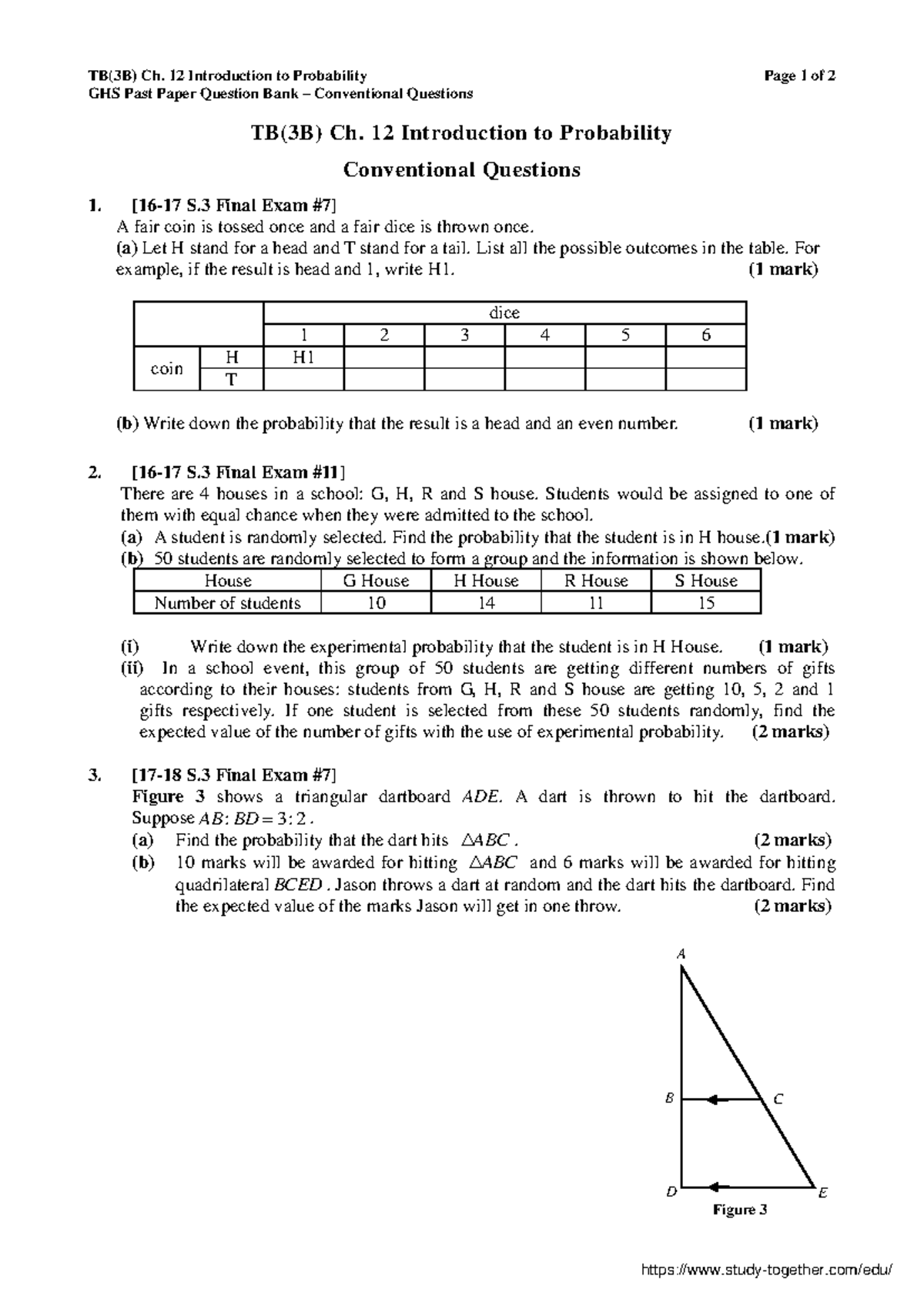 Good Hope School 16 21 3B Ch - TB(3B) Ch. 12 Introduction to ...