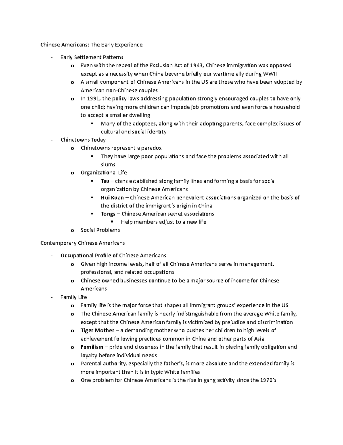 Chapter 13 - Chinese and Japanese Americans - Chinese Americans: The ...