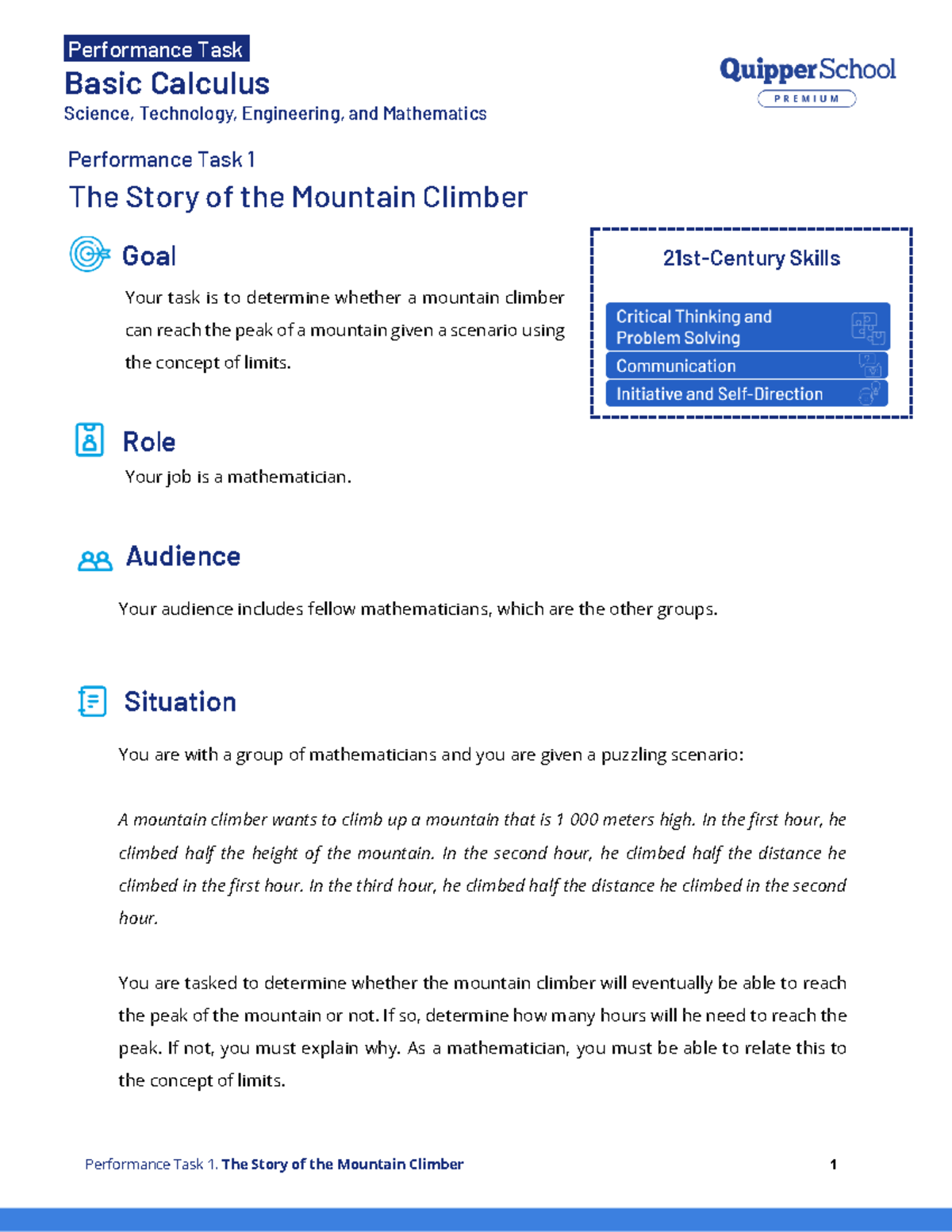 CAL 11 Q3 01 PT Final - Sample Basic Calculus Lesson guide - Basic Calculus Science, Technology ...