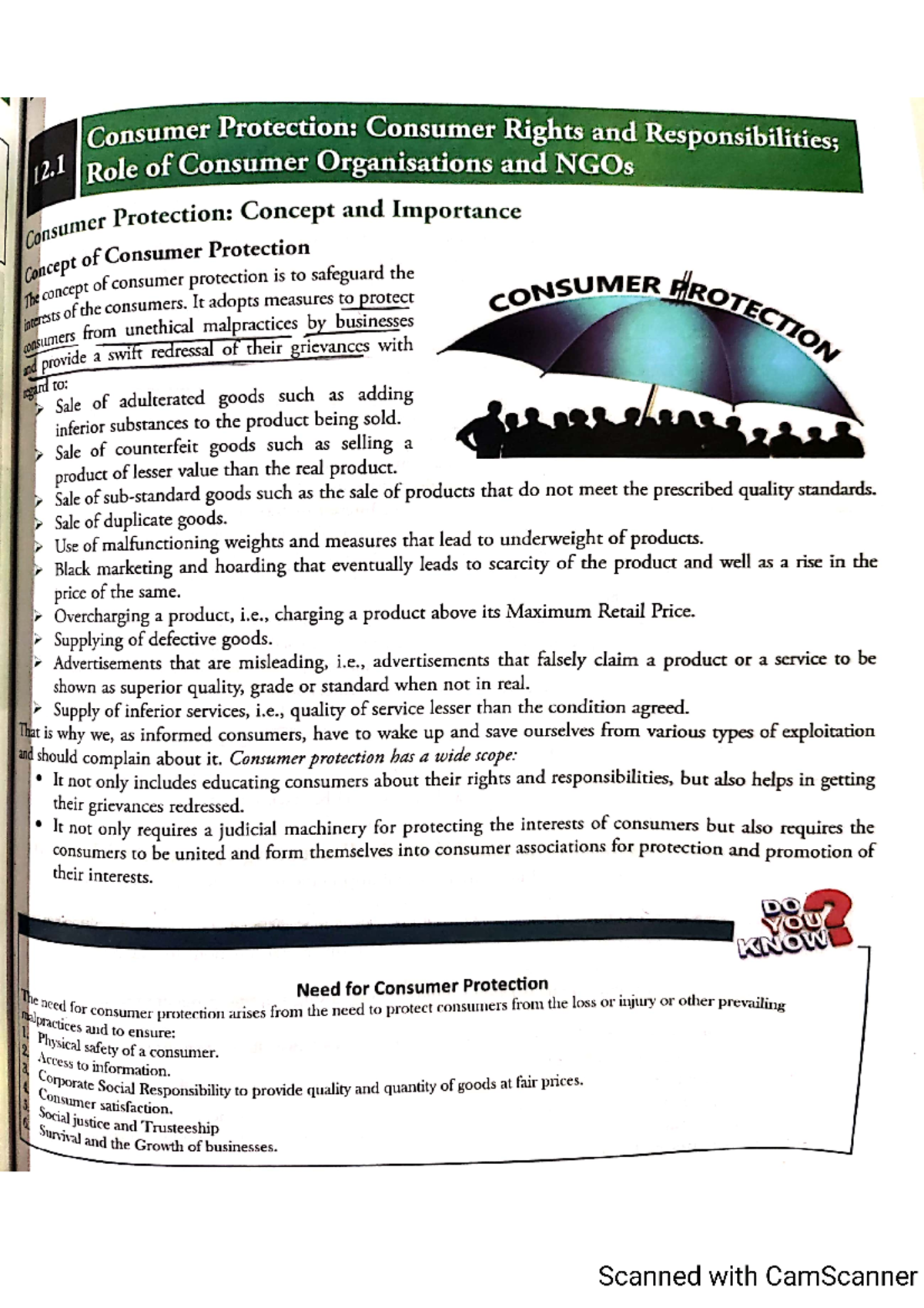 Consumer Protection - Economics SL - Studocu