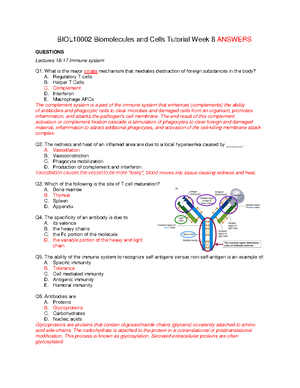 BIOL10002 Worksheets 1-22 - BIOL10002 Biomolecules and Cells 2018 ...