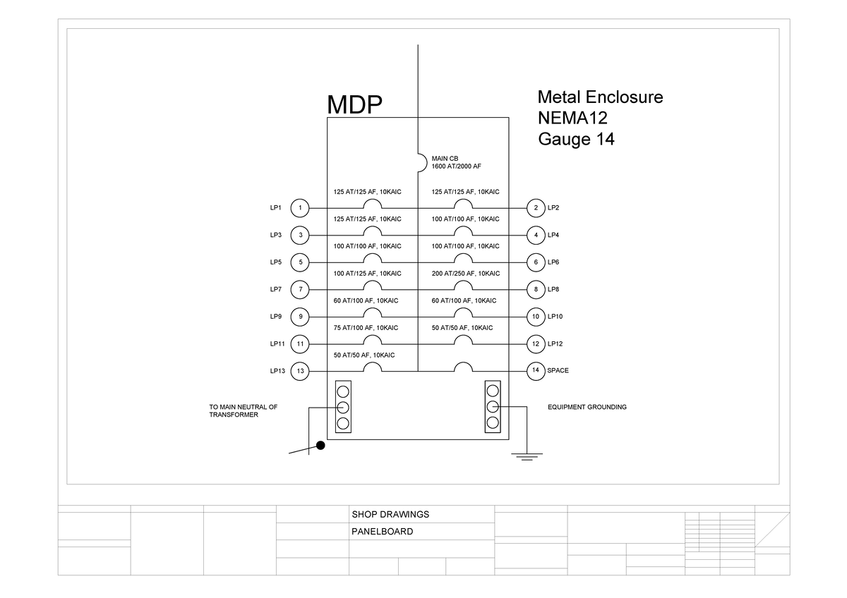 MDP - 1 2 LP LP 125 AT/125 AF, 10KAIC 125 AT/125 AF, 10KAIC 3 4 LP LP ...