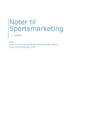 Chapter 4 - Sport Marketing - Chapter 4 – Market Research in the Sport ...