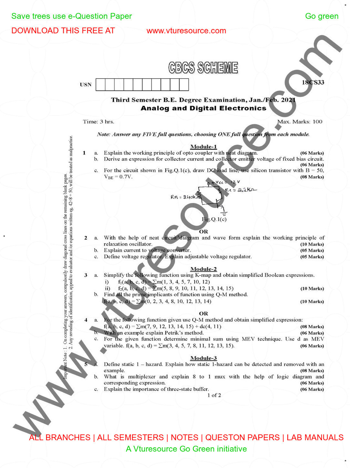 Feb-2021 - computer science vtu - Studocu