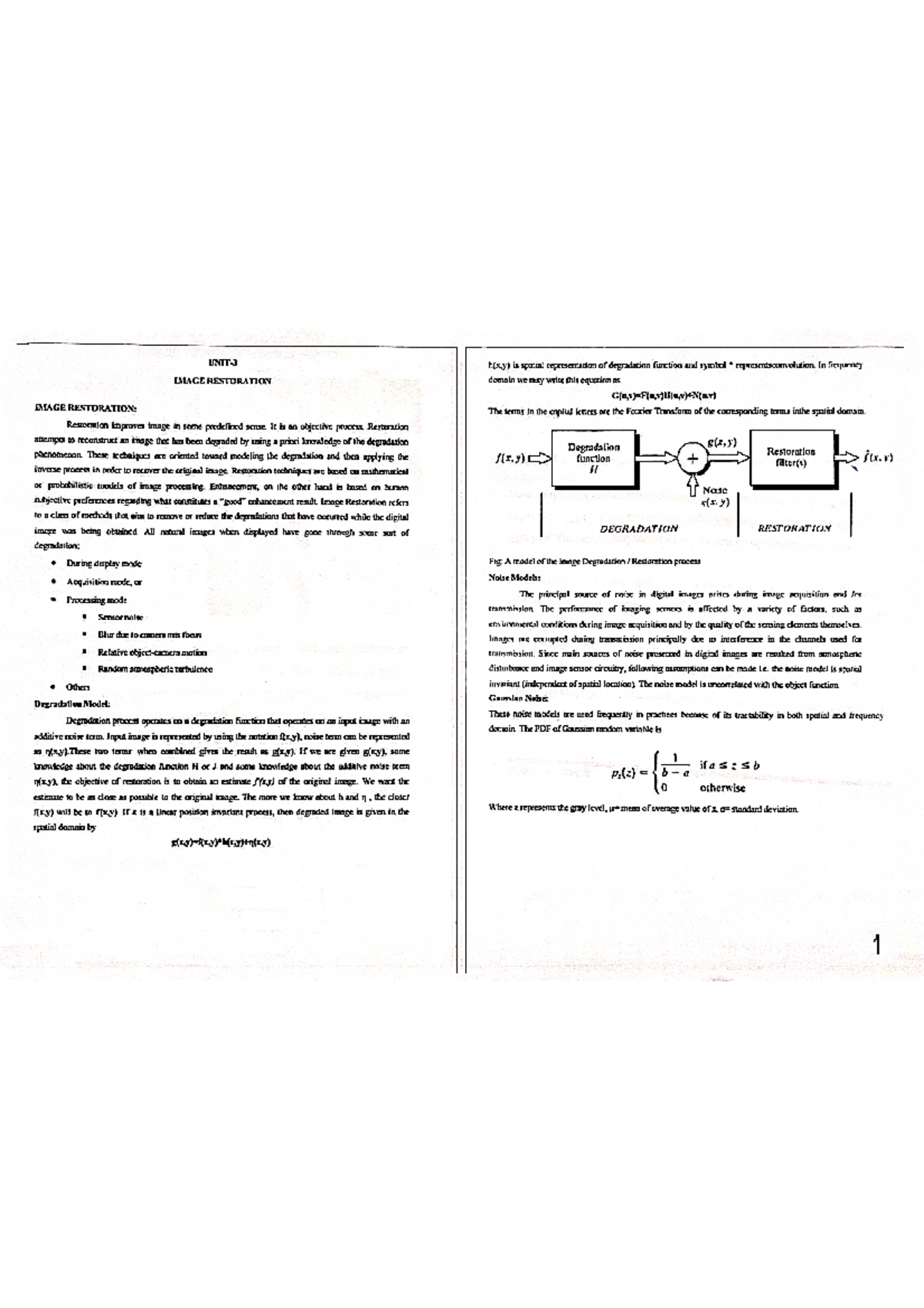 Image Processing - B.tech - Studocu