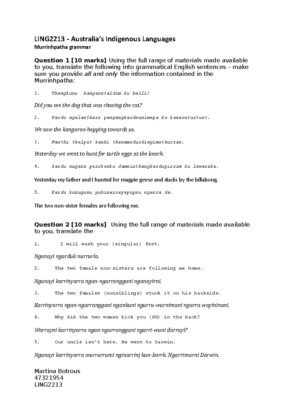 Assignment 5 MP 2023 - SPH - MQ - Studocu