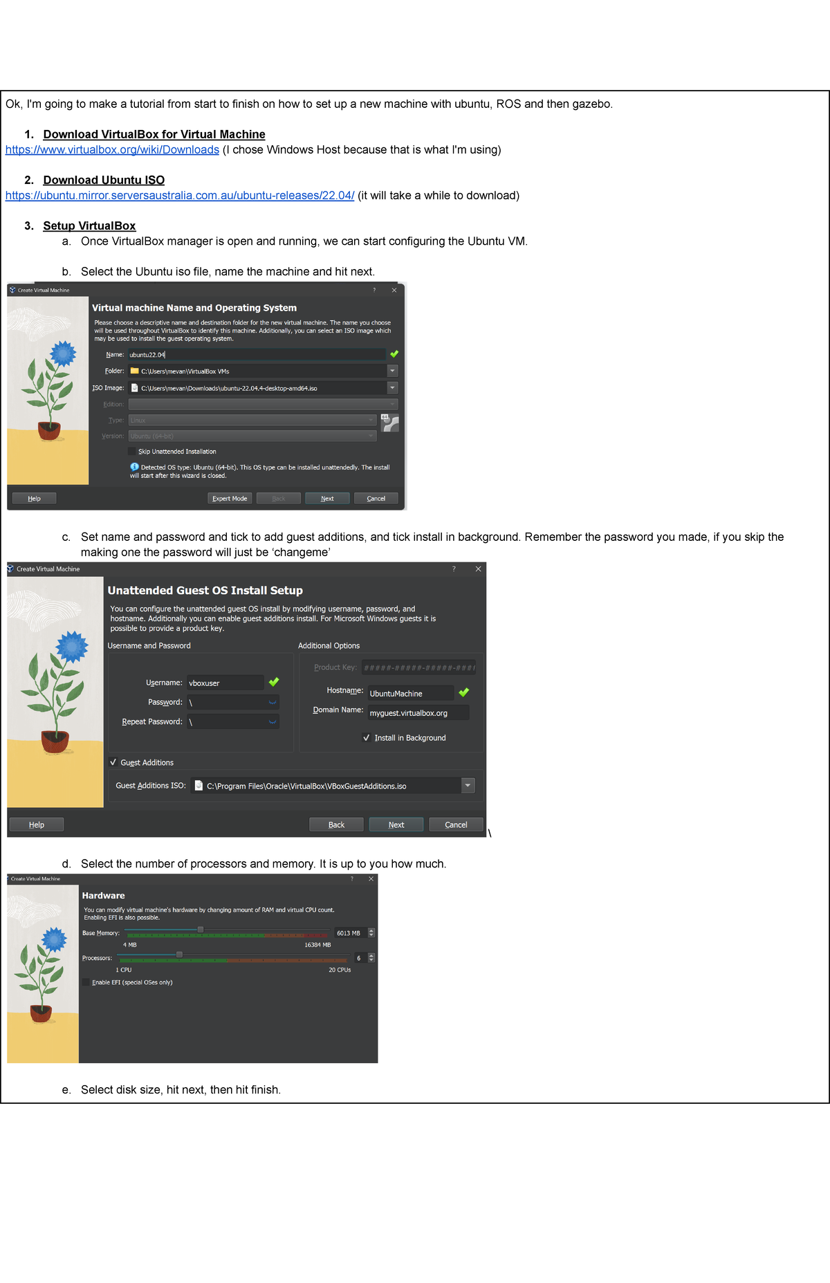 Instructions for Installing Linux ubunto ros gazebo - Ok, I'm going to make a tutorial from ...