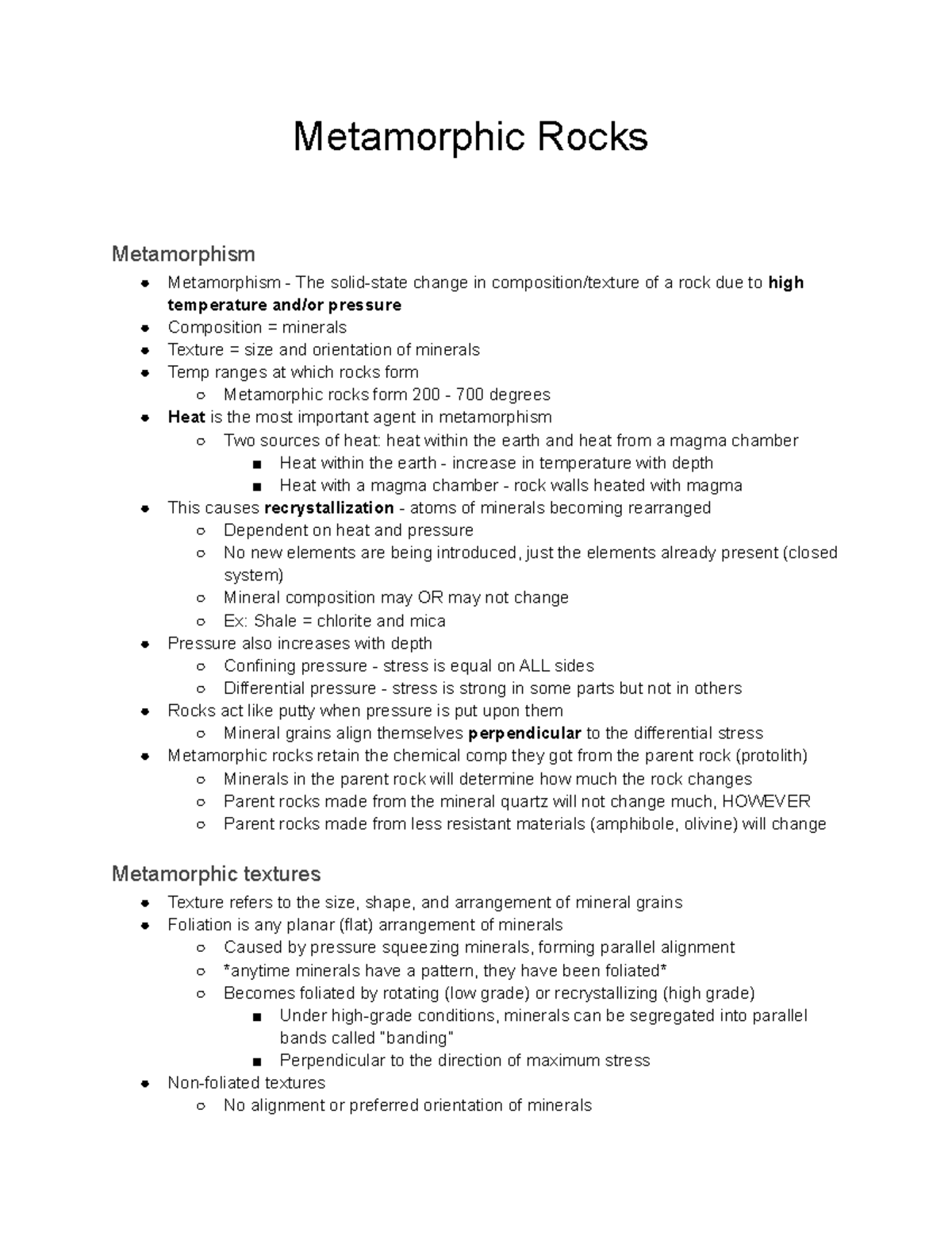 Metamorphic Rocks Notes - Deprecated API usage: The SVG back-end is no ...