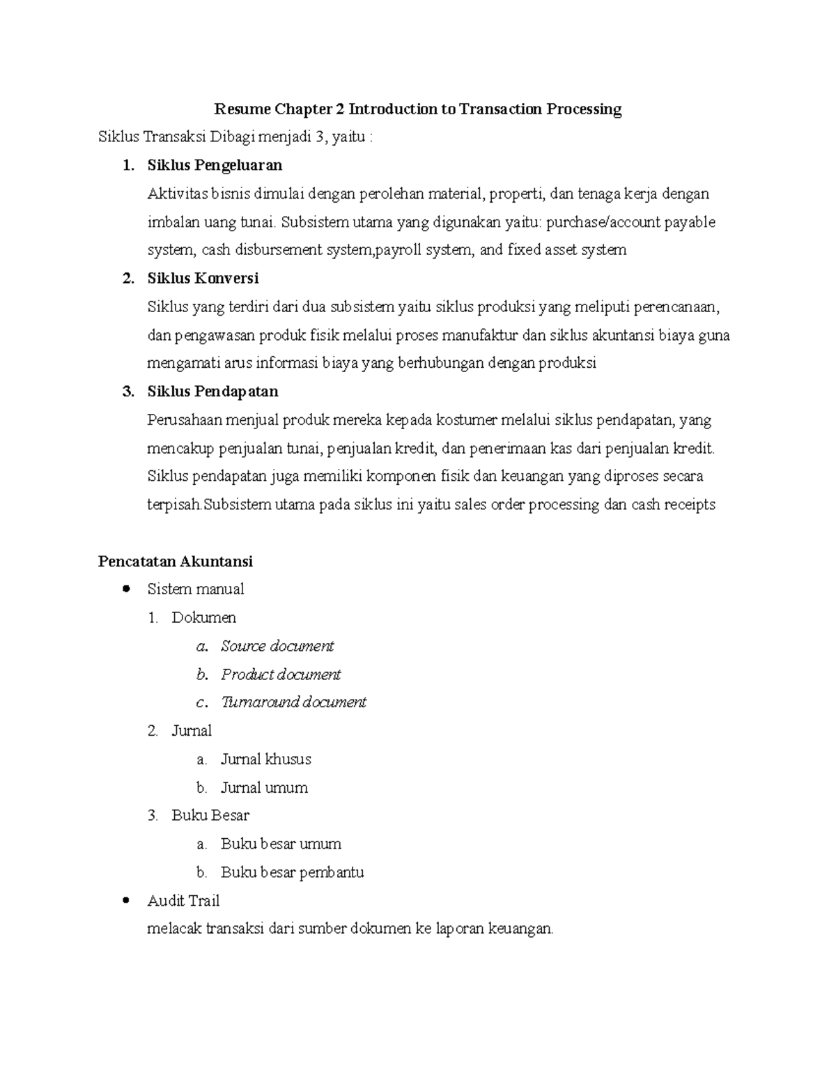 Resume Chapter 2 Introduction to Transaction Processing - Resume ...
