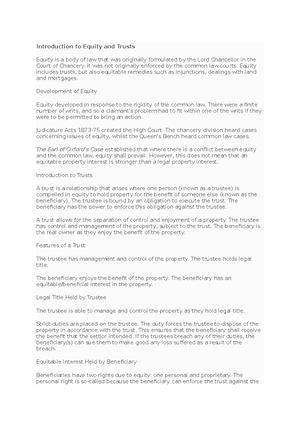 Equity assessment - Problem and essay question answer - 1802571 Equity ...