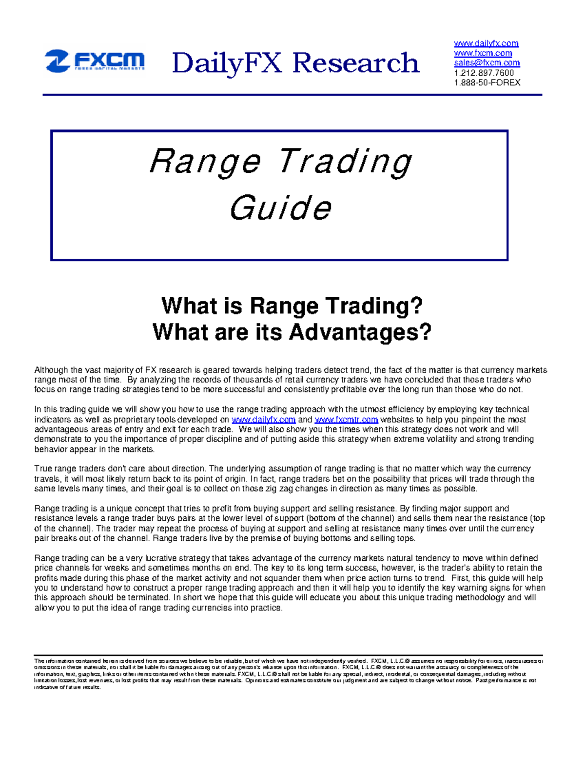 Range trading guide - What is Range Trading? What are its Advantages ...