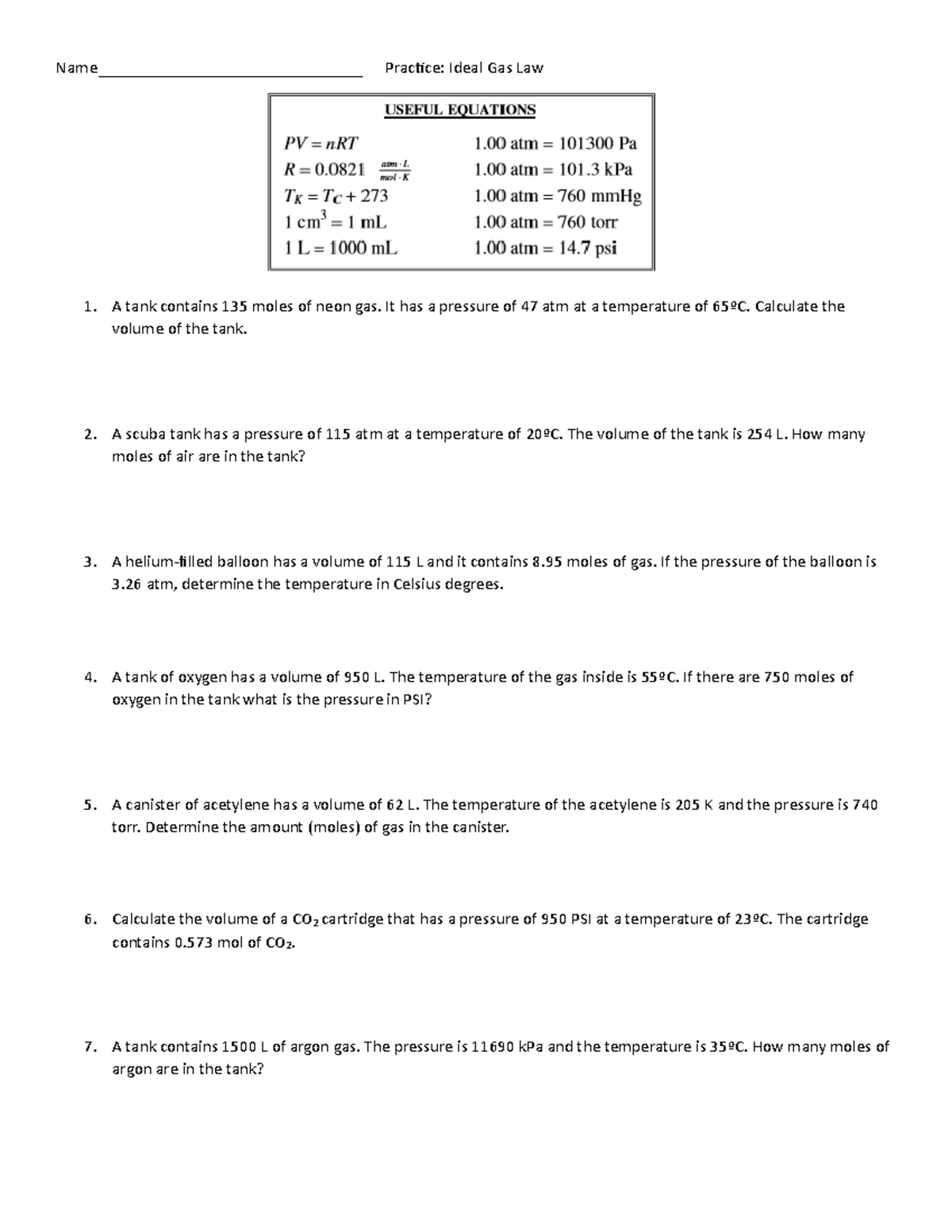 Ideal Gas Law 2021-1 - Chemistry is the study of substances—that is ...