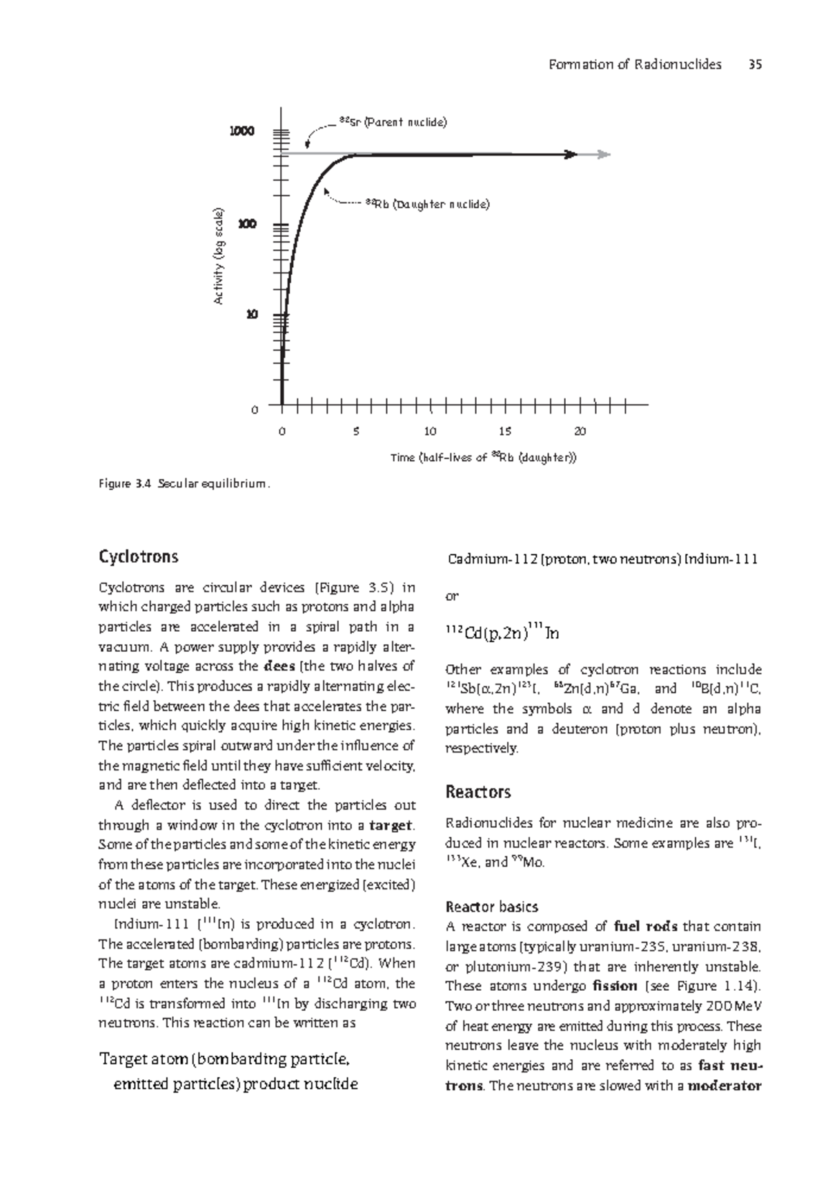 Instrumentation Physics-15 - Formation of Radionuclides 35 Figure 3 ...