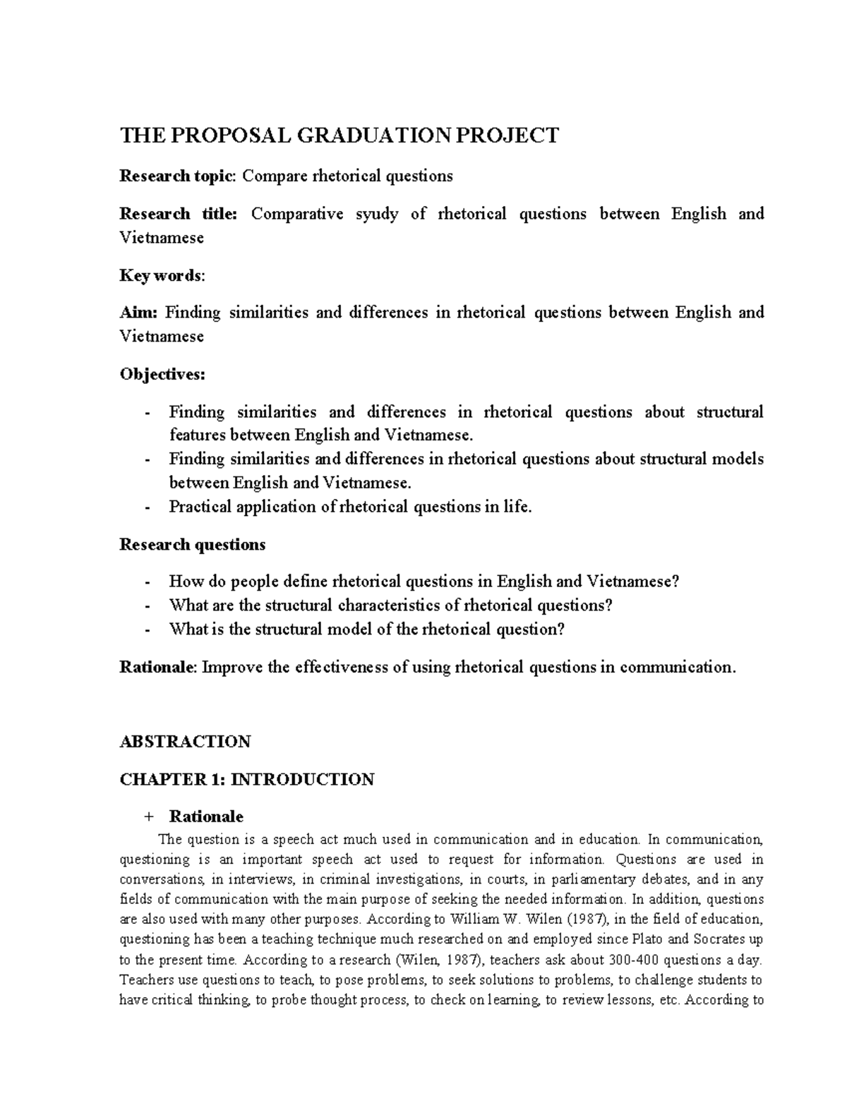 3. Đỗ Phương Thảo- THE Proposal Graduation Project - THE PROPOSAL ...