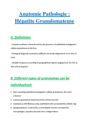 Anatomopathology - Cirrhosis - ANATOMOPATHOLOGY: CIRRHOSIS A Cirrhosis ...