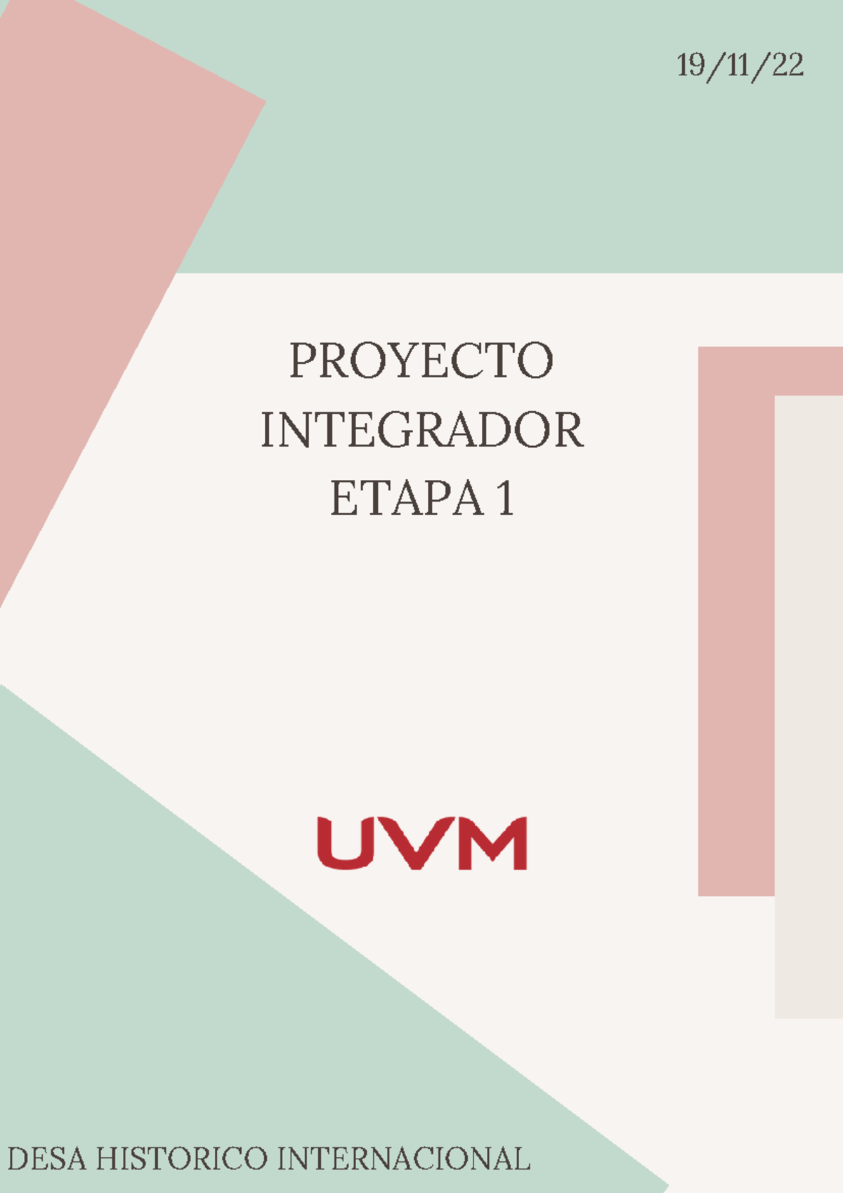 Tarea - Proyecto integrador etapa 1, análisis histórico de la empresa - PROYECTO INTEGRADOR ...