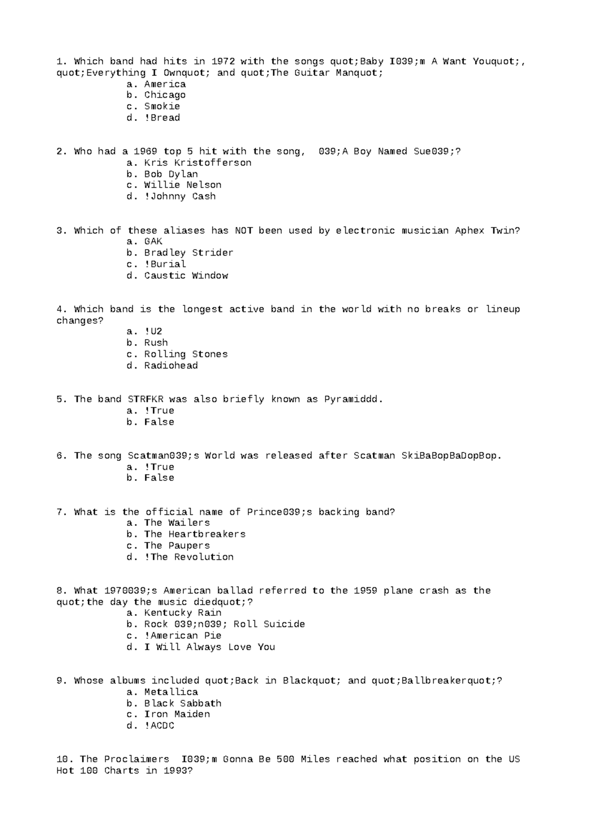 FIN342 Essay Winter 2021 7 - Which band had hits in 1972 with the songs ...