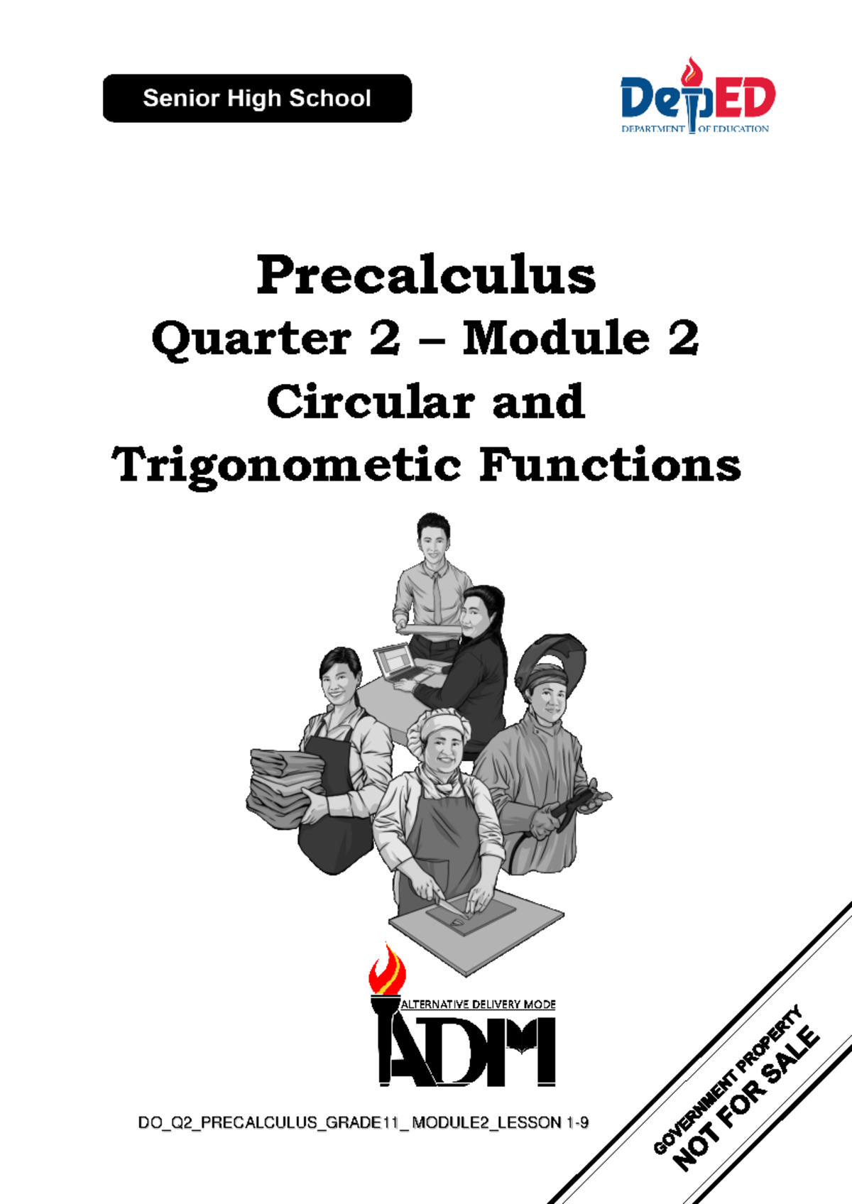 G11 Precalculus Q2 Module RE 2024 - 1 Precalculus Quarter 2 – Module 2 ...