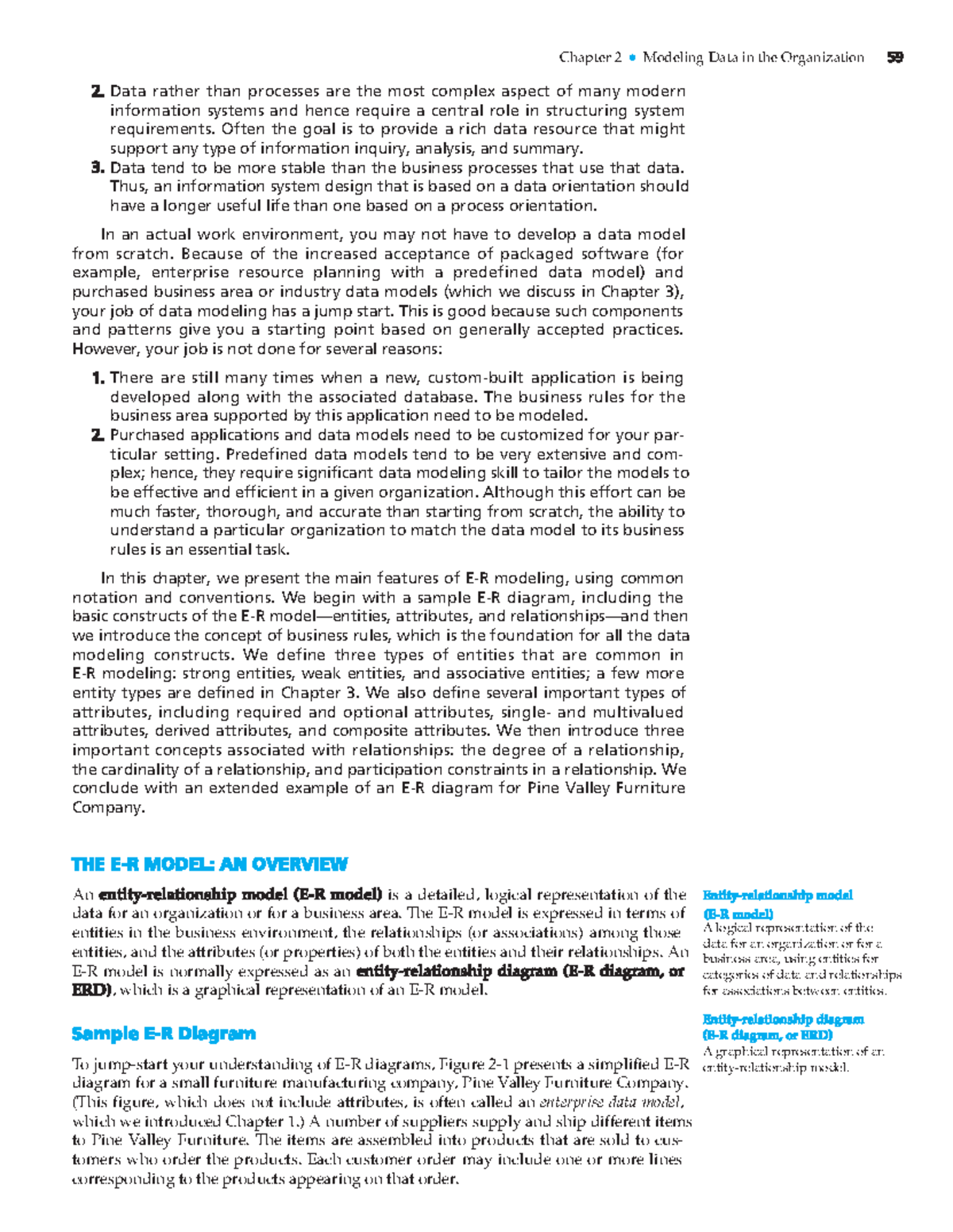 099 Important Lecture Notes For Management Systems Chapter 2 • Modeling Data In The