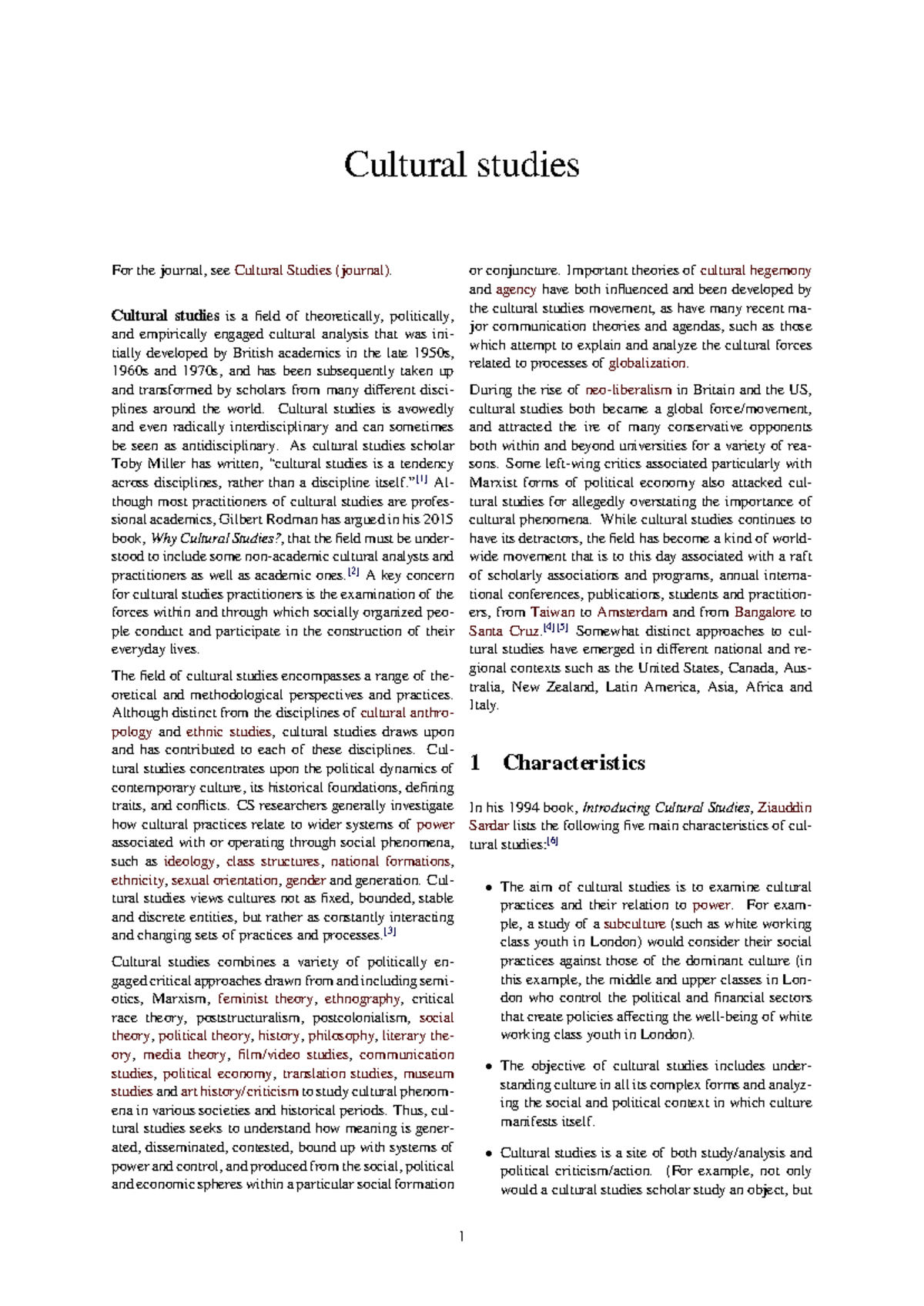Cultural-studies-pdf compress - Cultural studies For the journal, see ...