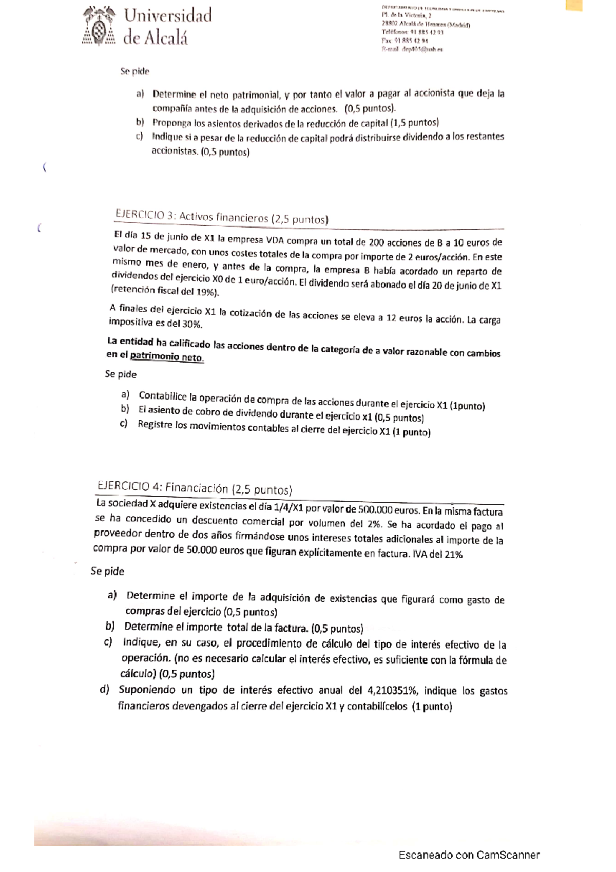 Examen Cont Financiera - DEPARTMENT NTC Universidad P1 de la Victoria 2 ...