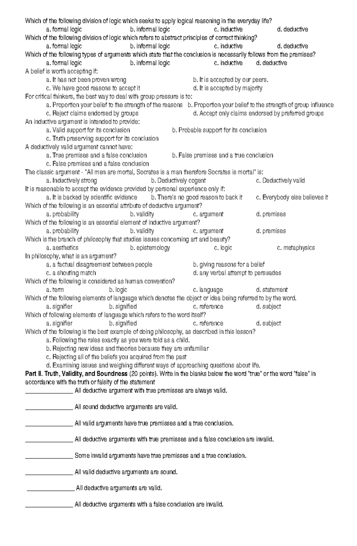Logic Test Today There Is No Available Description Which Of The logic-test-today-there-is-no-available-description-which-of-the