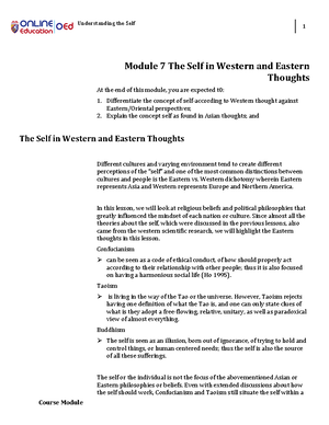 6W8-The Physical Self - Notes - Understanding the Self 1 Course Module ...