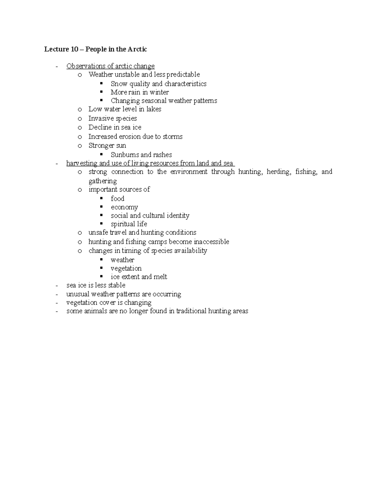 Lecture 10 – People in the Arctic - Lecture 10 – People in the Arctic ...