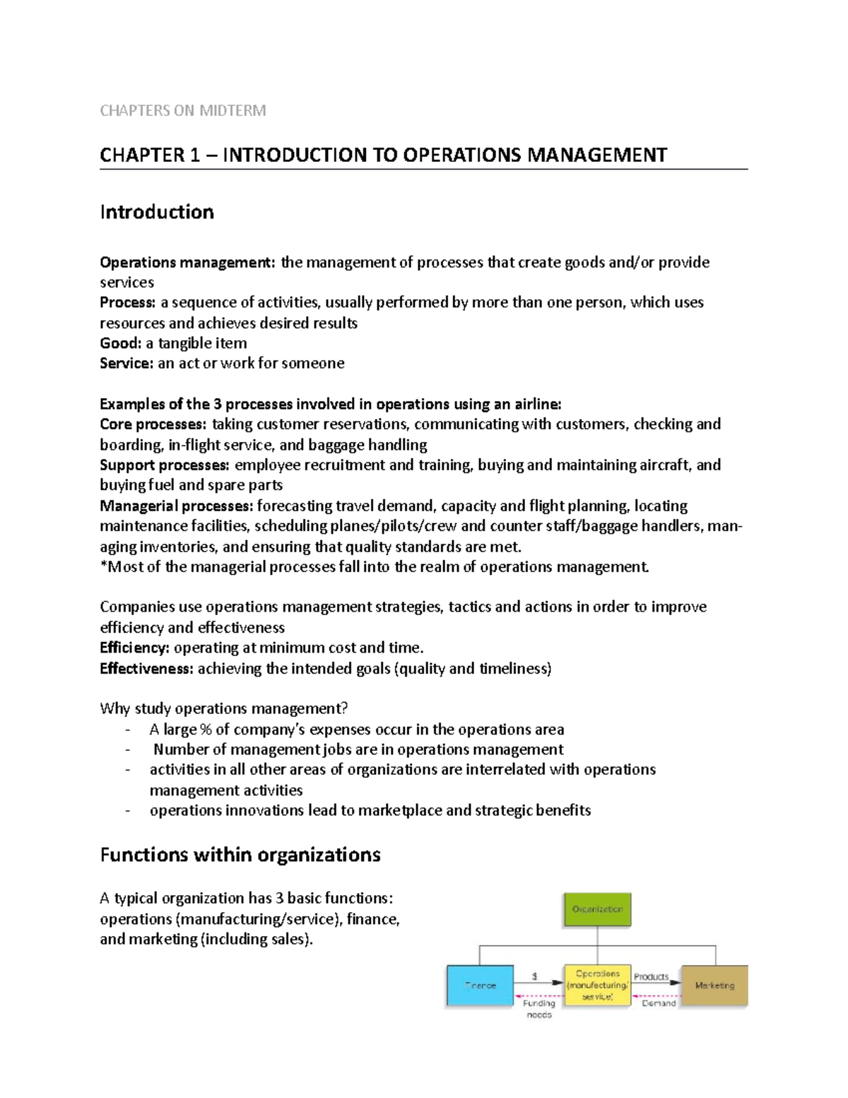 COMM-225- Notes - Practice material - CHAPTERS ON MIDTERM CHAPTER 1 ...