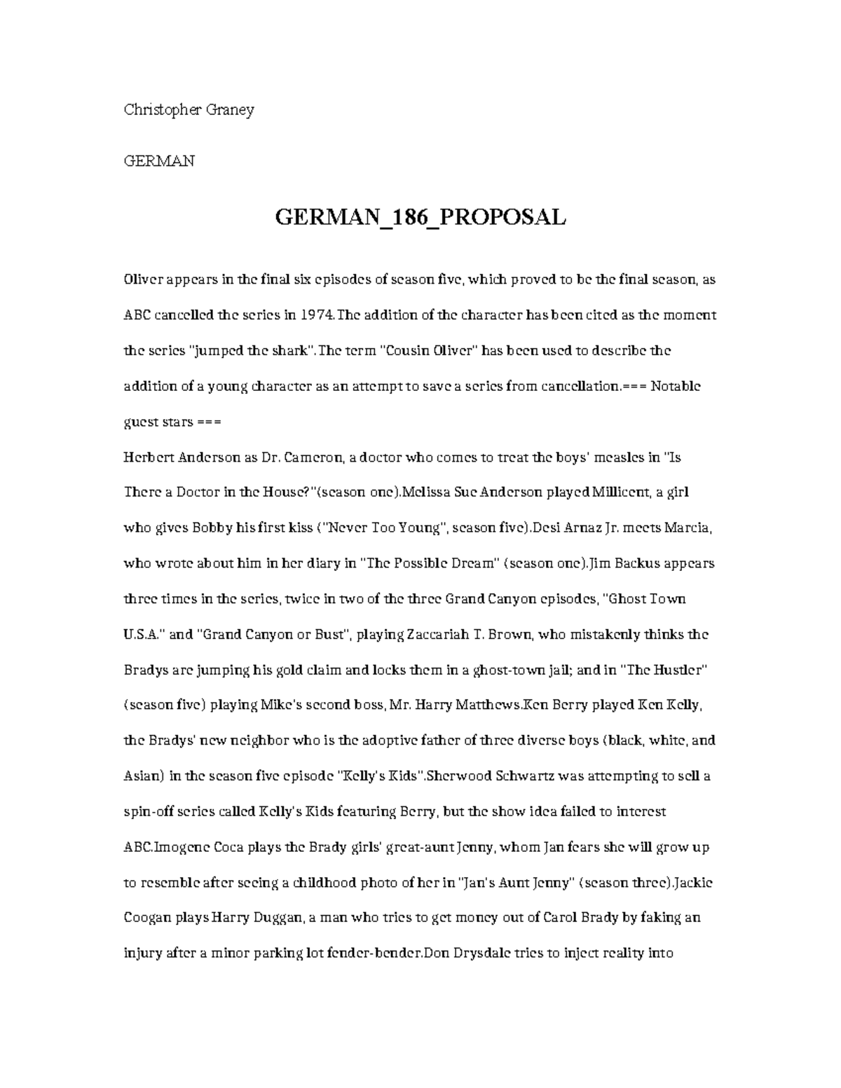 German 186 Proposal - Christopher Graney GERMAN GERMAN_186_PROPOSAL ...