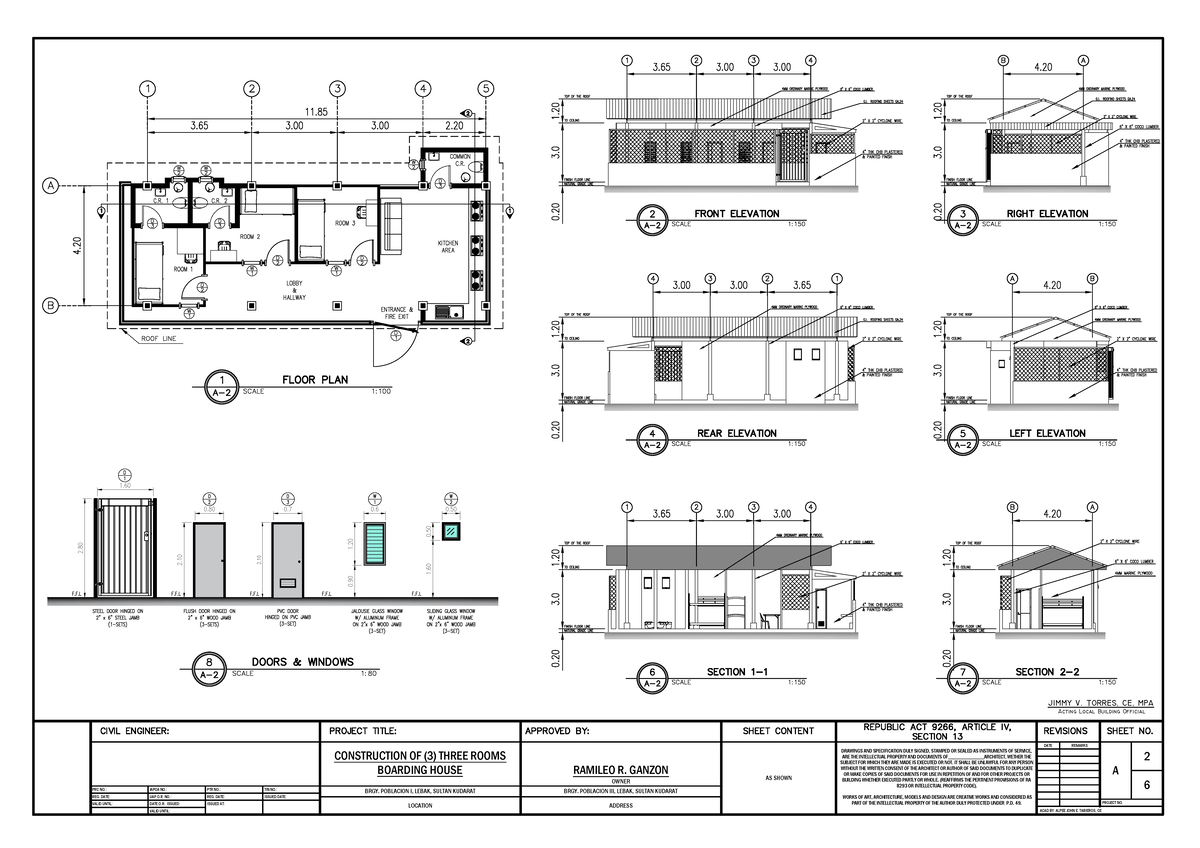 Ganzon recover-A2 - lesson - IAPOA NO.: UAP O. NO.: DATE O. ISSUED ...