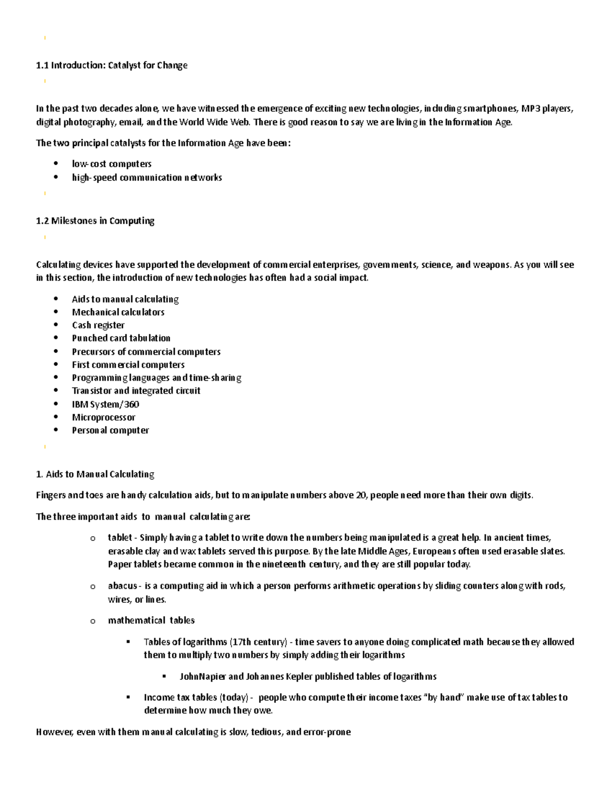 Module 1 GEE 2 - MOST ANSWERS ARE HERE - 1 Introduction: Catalyst for Change In the past two ...