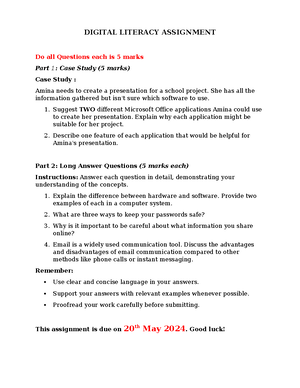 Computerized Document Processing - Introduction to information systems ...