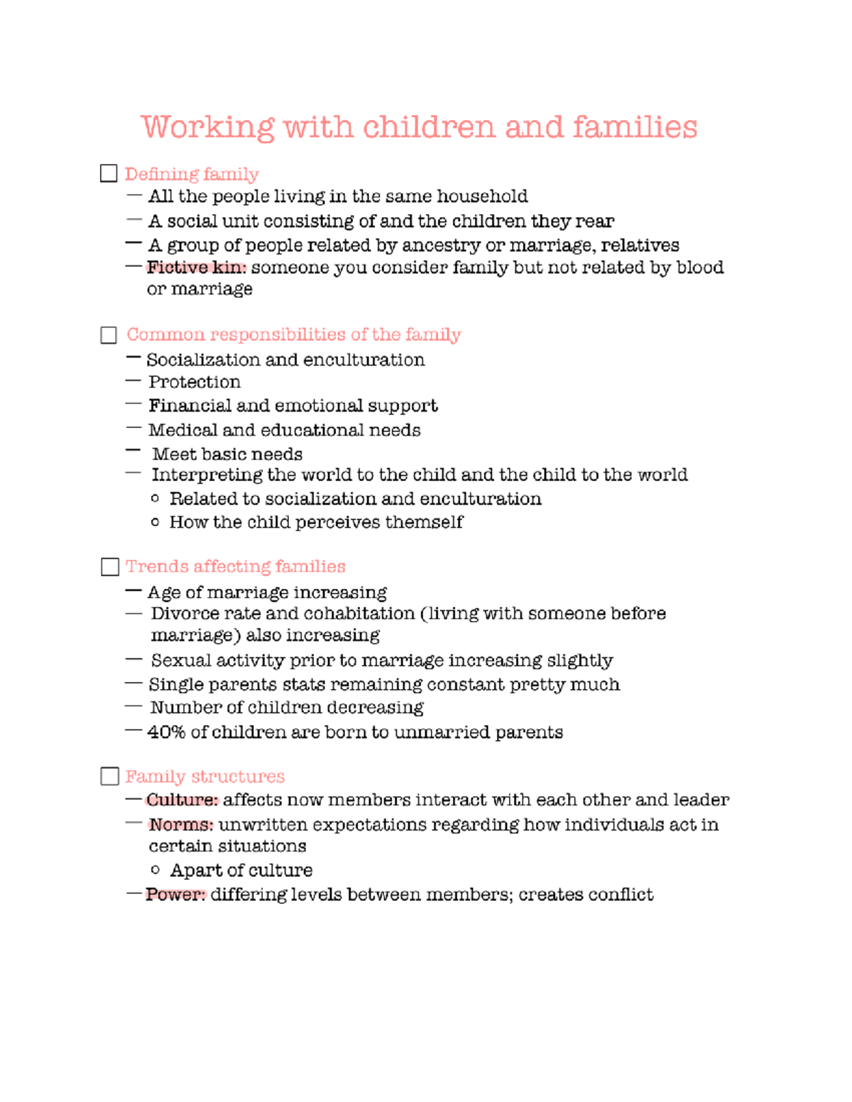 Working With Children and Families - SW124 - Studocu