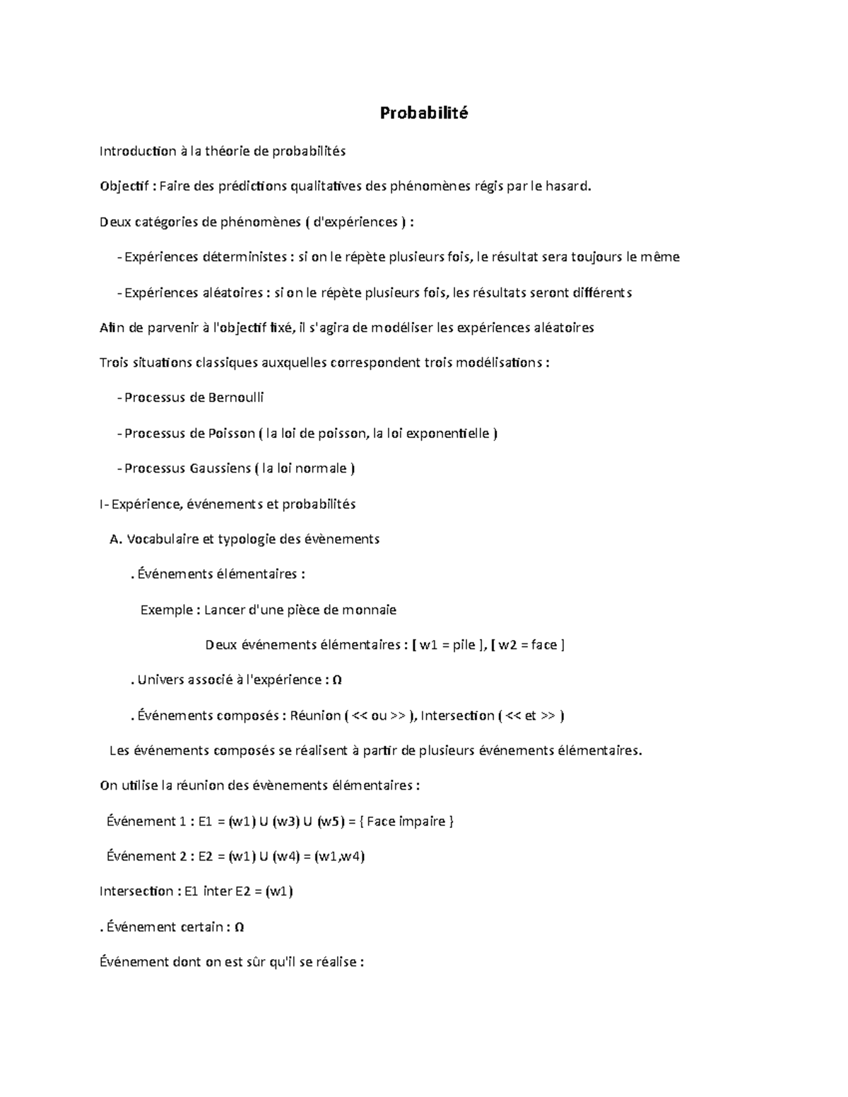 Probabilités Probabilités Probabilités Probabilités Probabilités ...