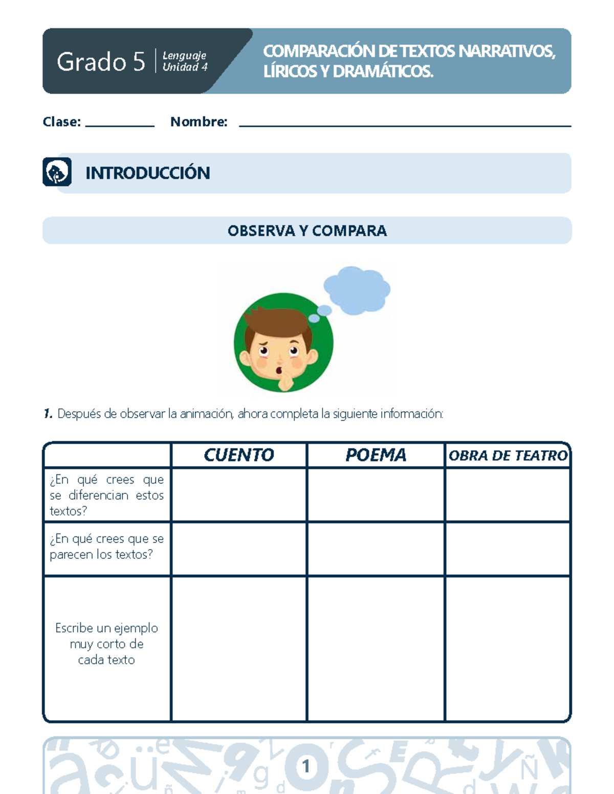 Comparacion de textos liricos narrativos y dramaticos - CUENTO POEMA ...