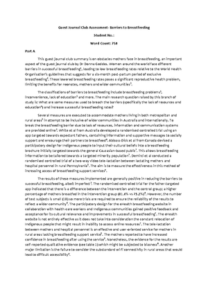 Rubric Peer Assessment 2022 - DIY Journal Club video presentation (3 ...