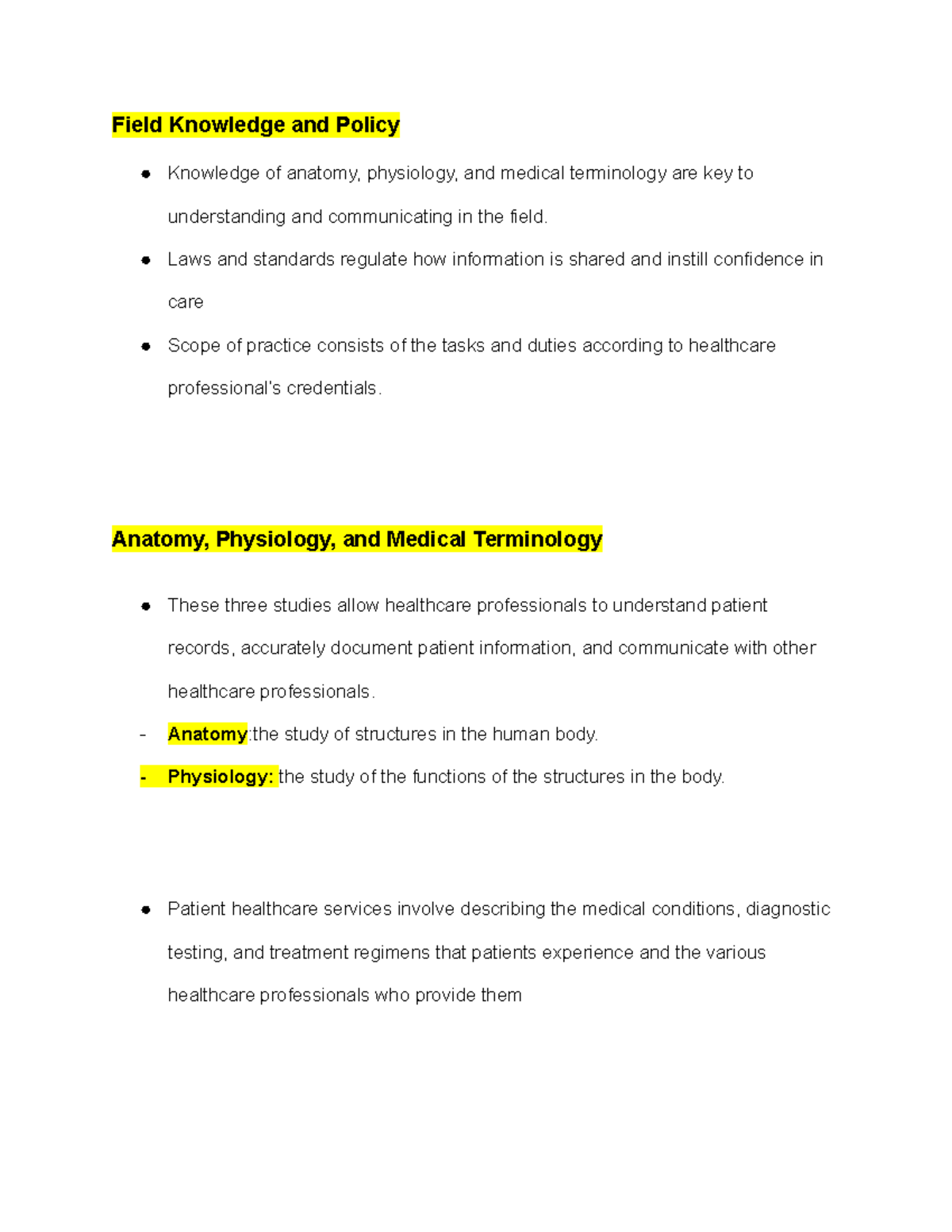 Field knowledge and policy - Field Knowledge and Policy Knowledge of ...