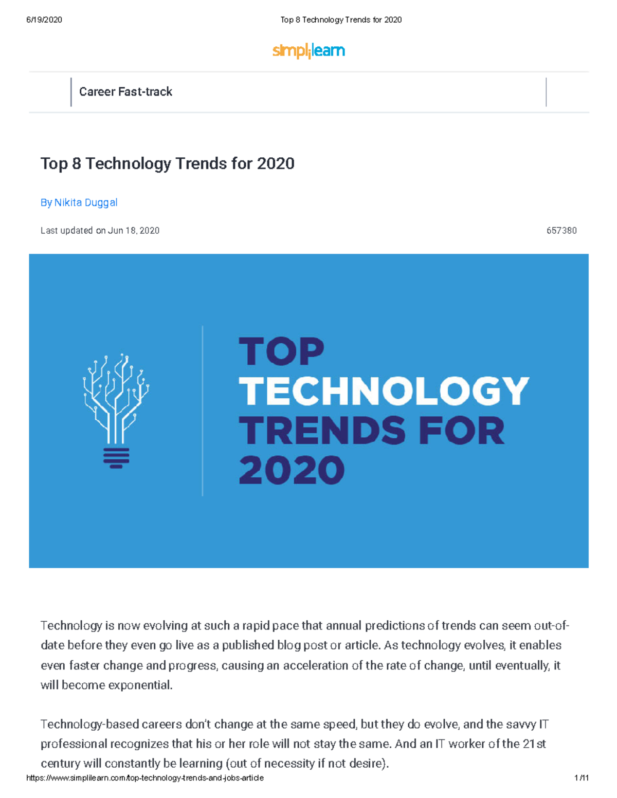 Top 8 Technology Trends for 2020 - 657380 Top 8 Technology Trends for ...