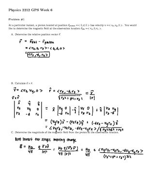 P2212 2023su Test 1 key - Test example - Summer 2023 Physics 2212 Test ...