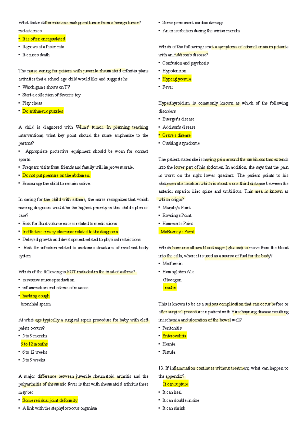 Maternal 3F - Practice Unit Test - What factor differentiates a ...