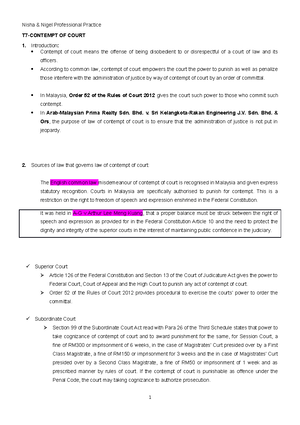 Duty to Court - Duty to Court Lawyer should be honest and respect the ...