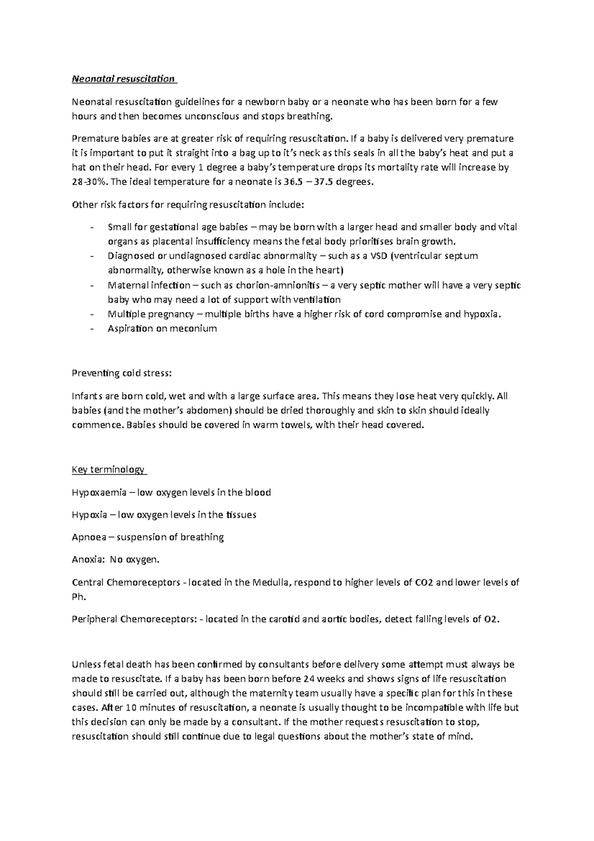 Neonatal resuscitation - Neonatal resuscitation Neonatal resuscitation ...