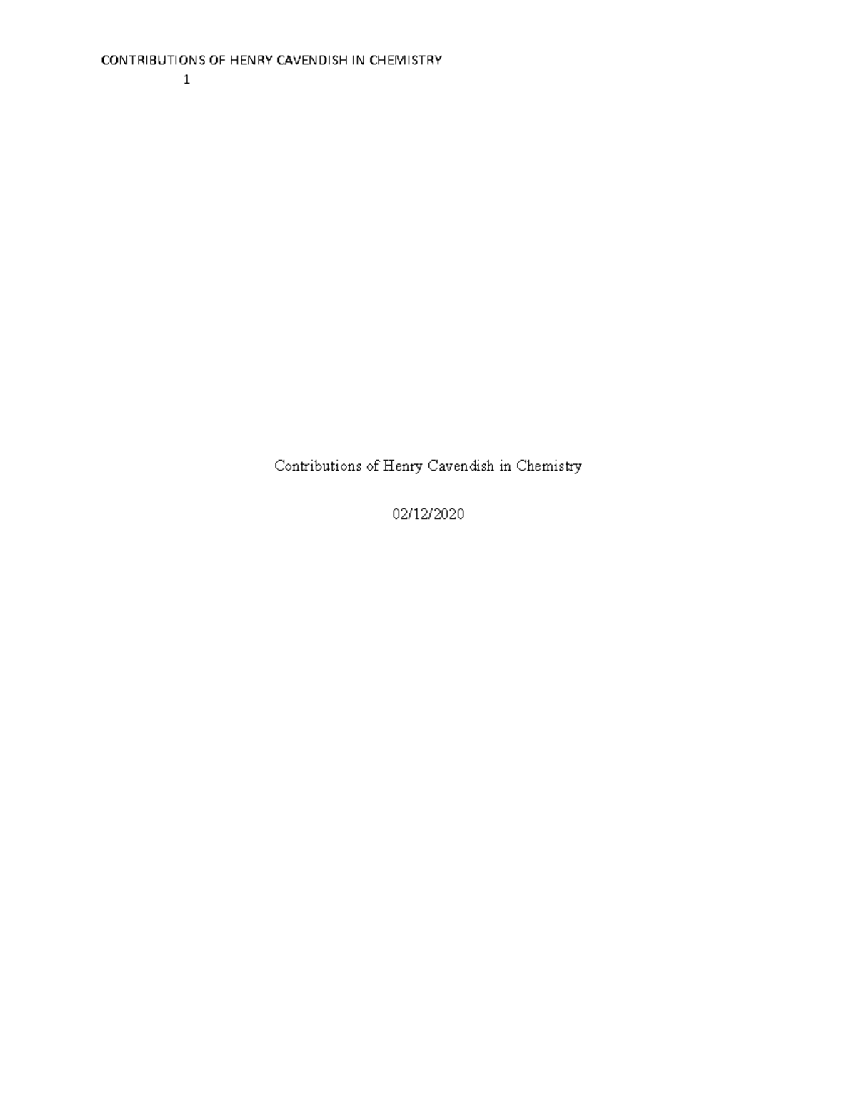H Caven - 1 Contributions of Henry Cavendish in Chemistry 02/12/ 2 ...
